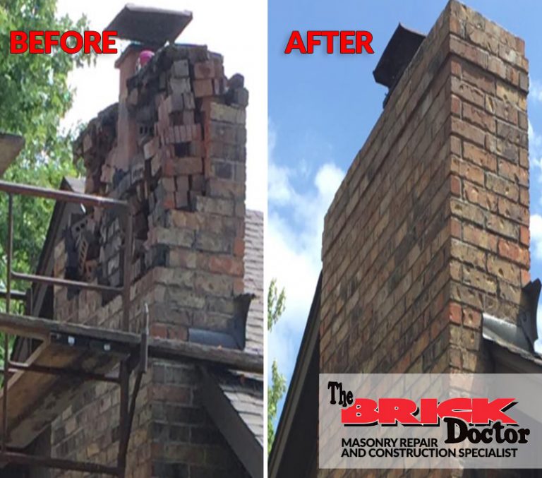 Before and After Brick Photos | Masonry and Brick Repair | Brick Doctor
