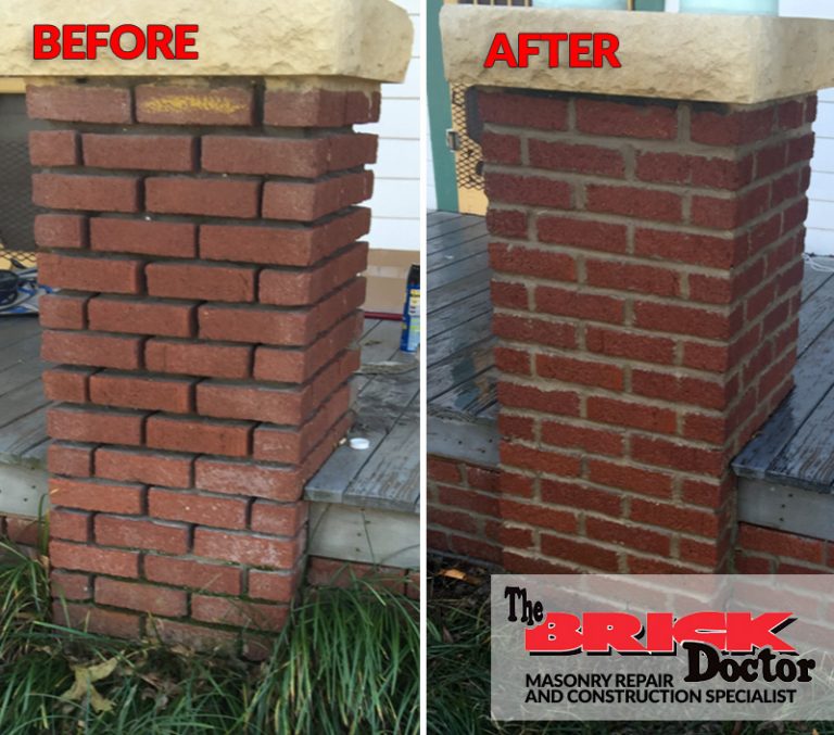 Before and After Brick Photos | Masonry and Brick Repair | Brick Doctor