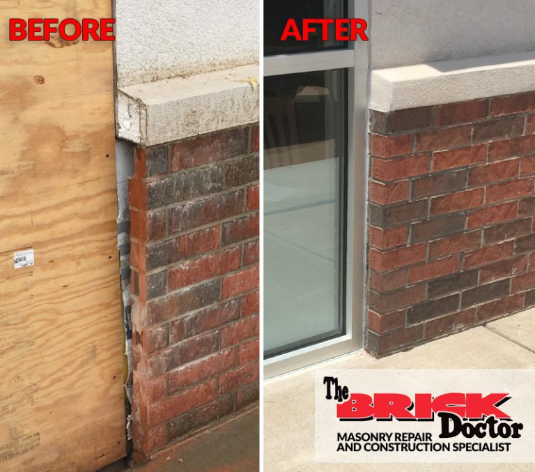 Before and After Brick Photos | Masonry and Brick Repair | Brick Doctor